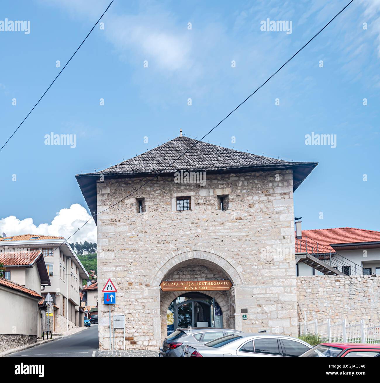 Ploca Gate & Tower Stock Photo - Alamy