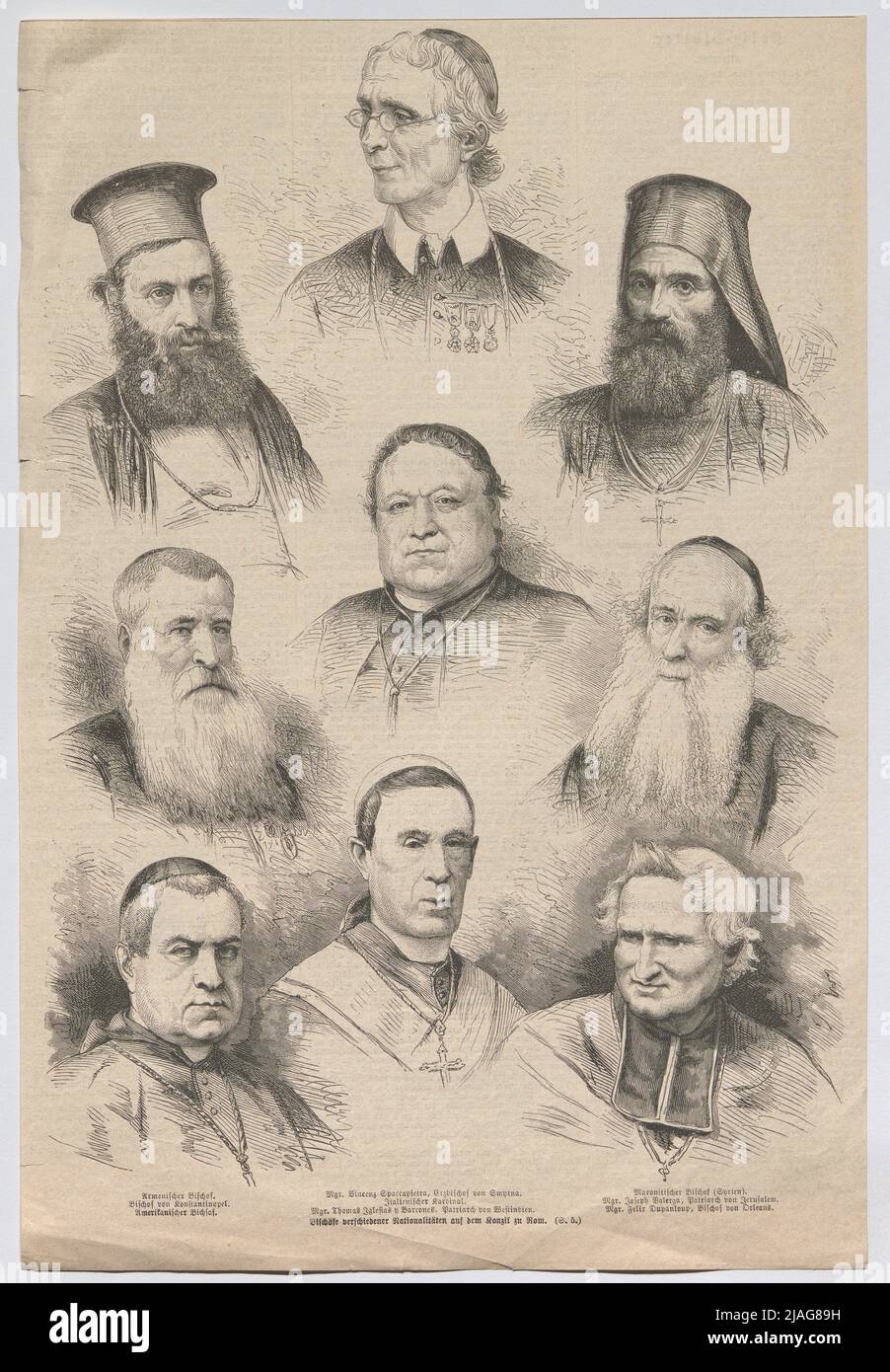 Bishops of various nationalities at the Council of Rome. ". Bishops of ...