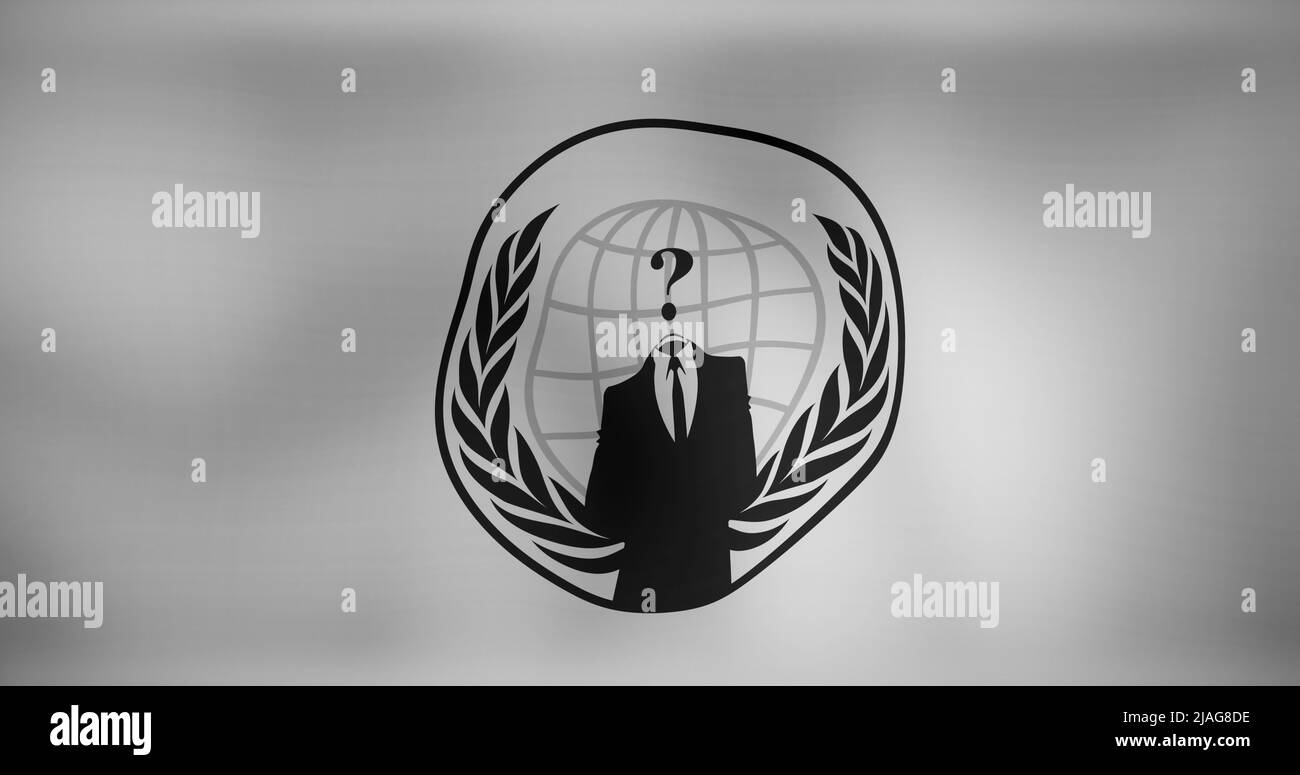 Anonymous flag hi-res stock photography and images - Alamy