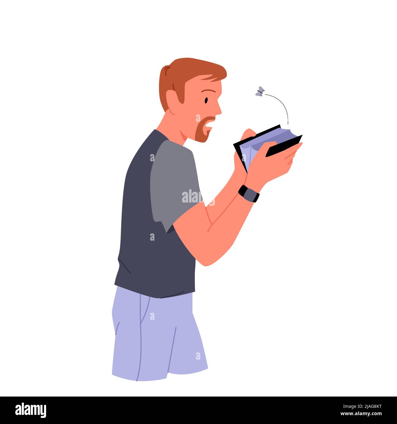 Money loss no savings Cut Out Stock Images & Pictures - Alamy