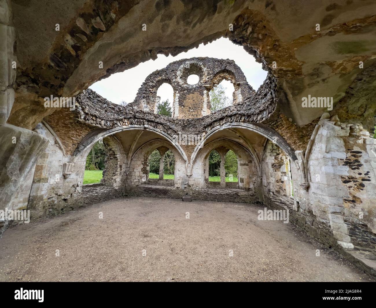 Ruins of Waverley Abbey - The first Cistercian abbey in England ...