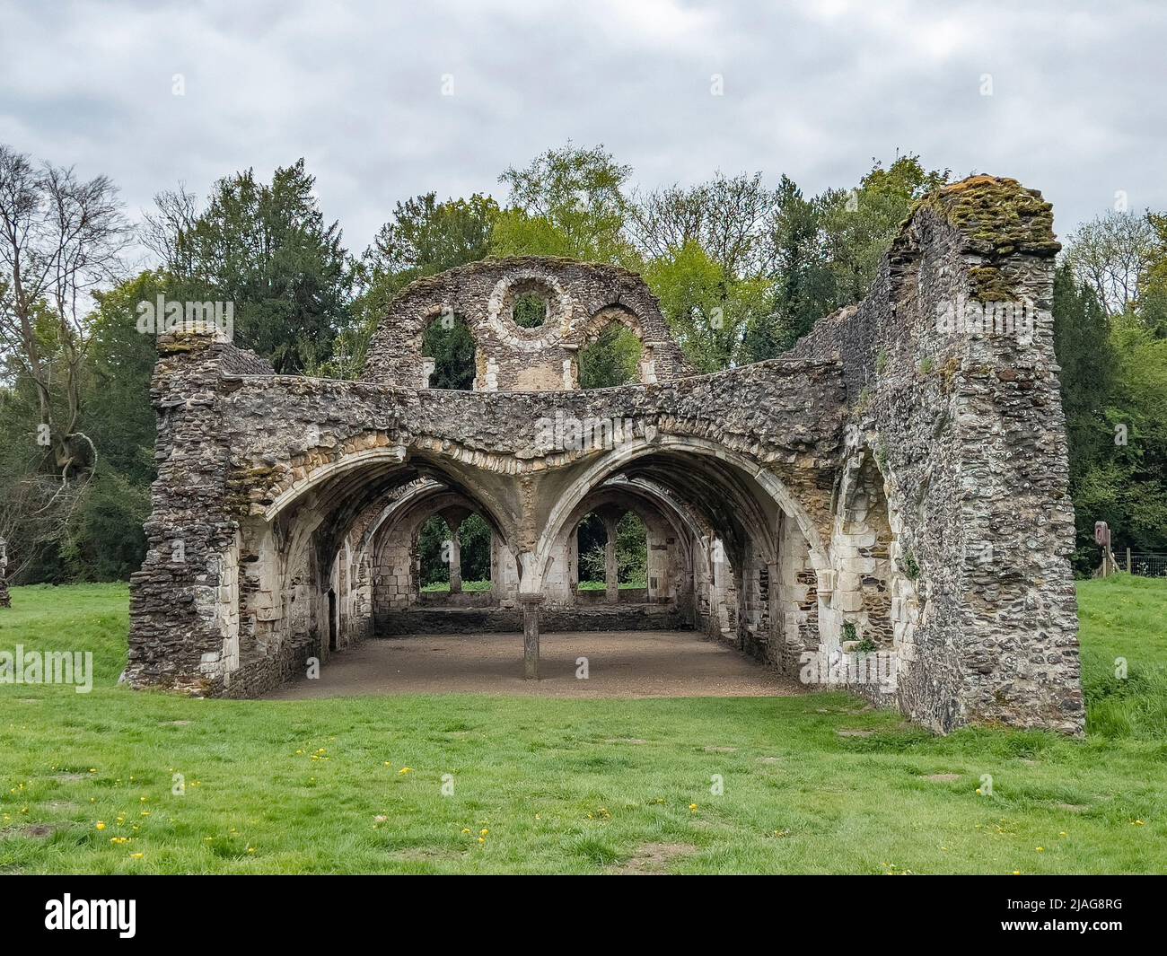 Ruins of Waverley Abbey - The first Cistercian abbey in England ...