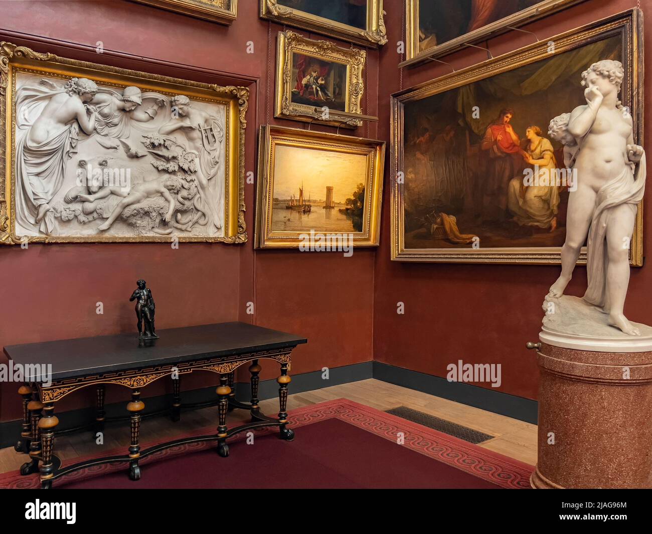 Bass-Relief and paintings (including a landscape by J.M.W. Turner) in ...