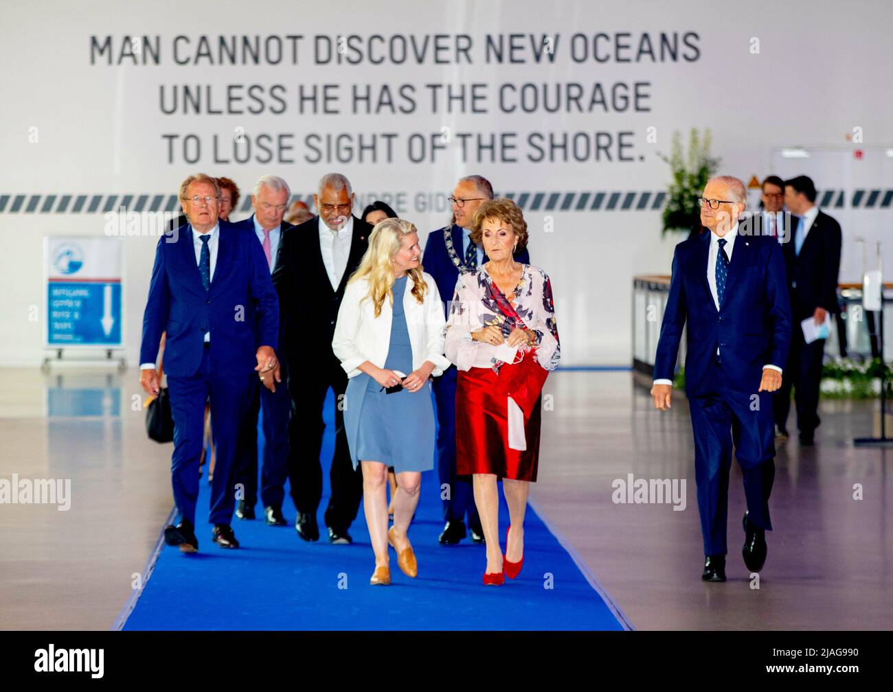 Princess Margriet of The Netherlands and Prof. mr. Pieter van ...