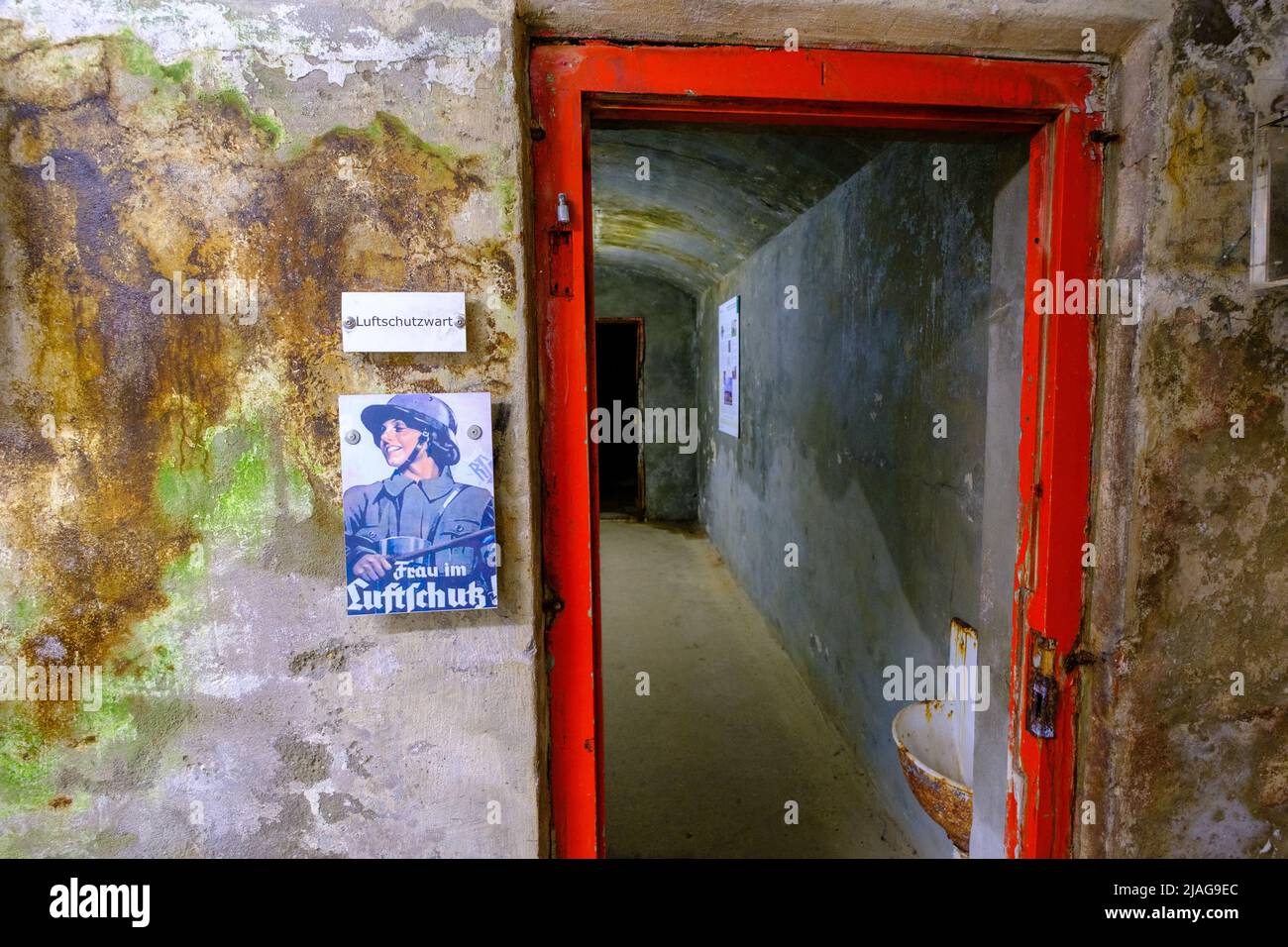 World War Two air raid shelter on the German North Sea island of ...