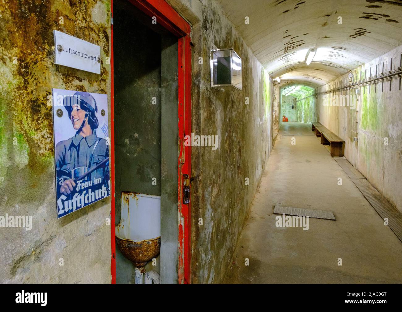 World War Two air raid shelter on the German North Sea island of ...