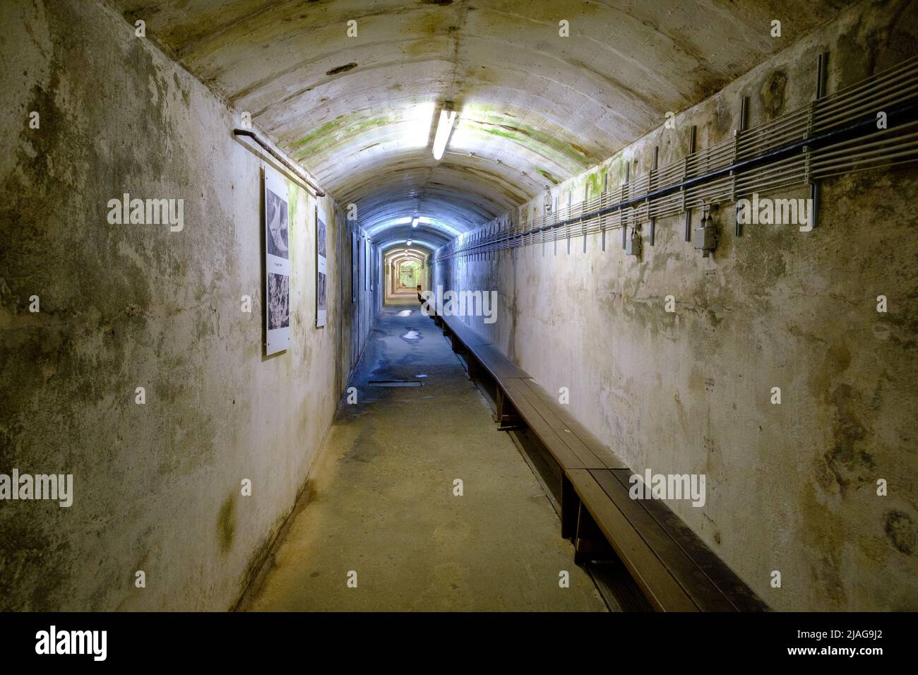 World War Two air raid shelter on the German North Sea island of ...
