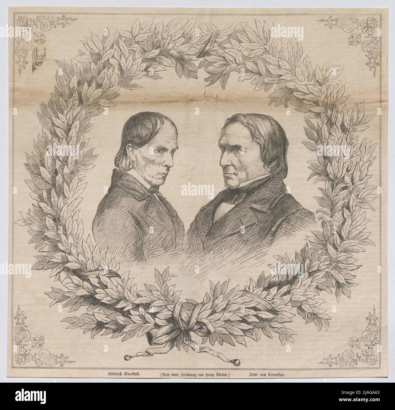 Friedrich Overbeck. Peter von Cornelius Stock Photo - Alamy