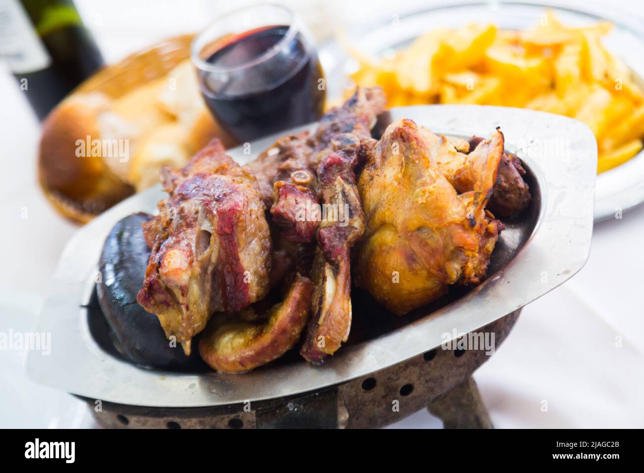 Traditional asado dish Stock Photo - Alamy
