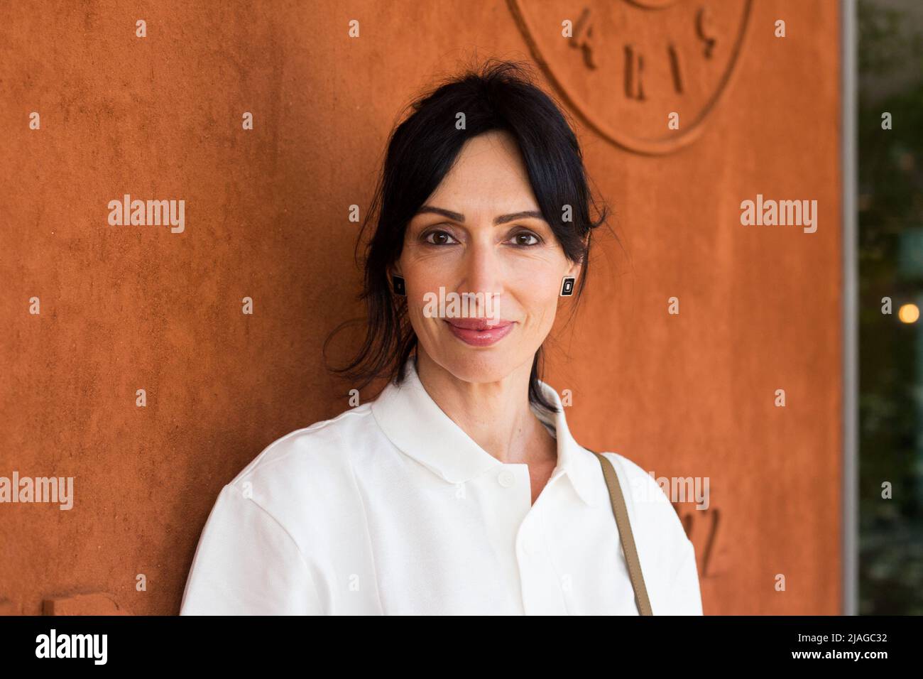 Geraldine Maillet at Village during French Open Tennis Roland Garros ...