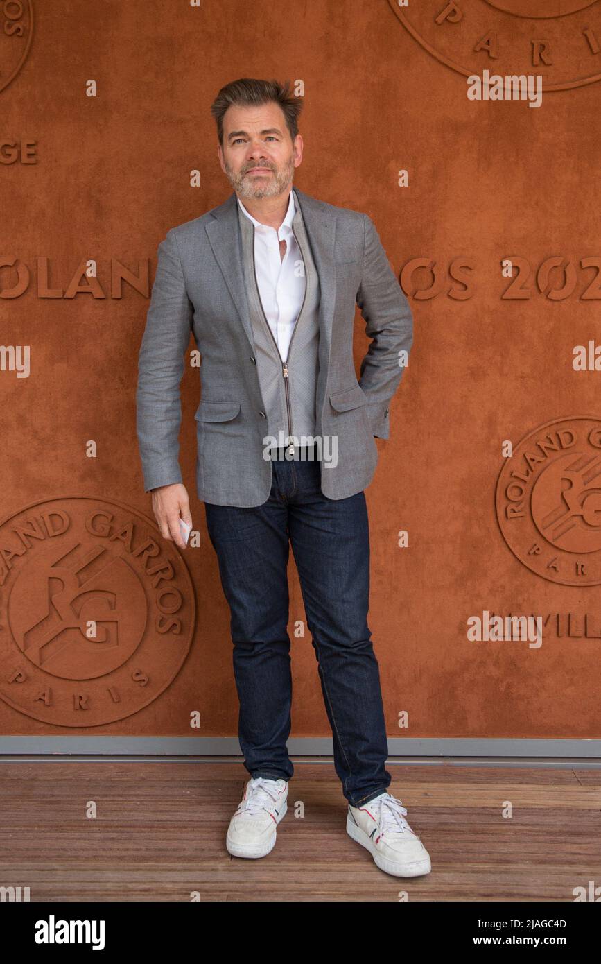 Clovis Cornillac at Village during French Open Tennis Roland Garros 2022 on May 30, 2022 in ...