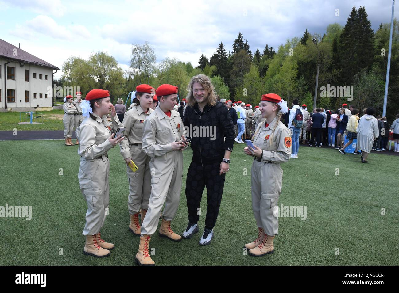 Moscow region, of Toporkovo. The singer Roman Arkhipov before the ...