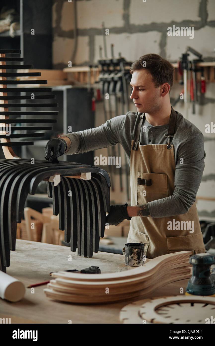 Wooden furniture factory building hi-res stock photography and images ...