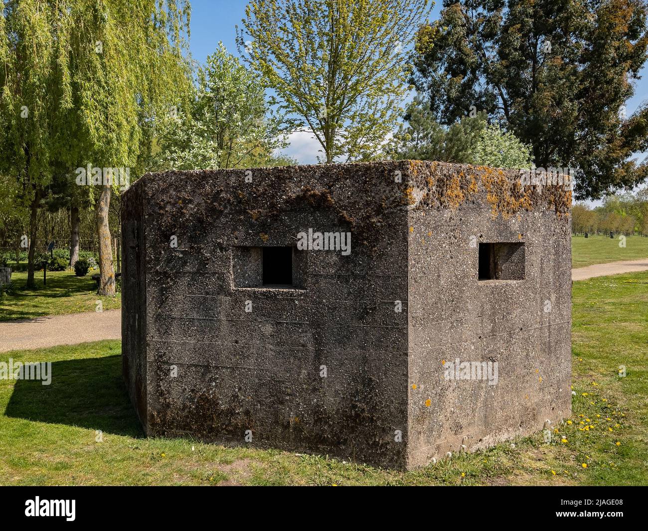 Second World War Pillbox - A pillbox is a type of blockhouse, or ...