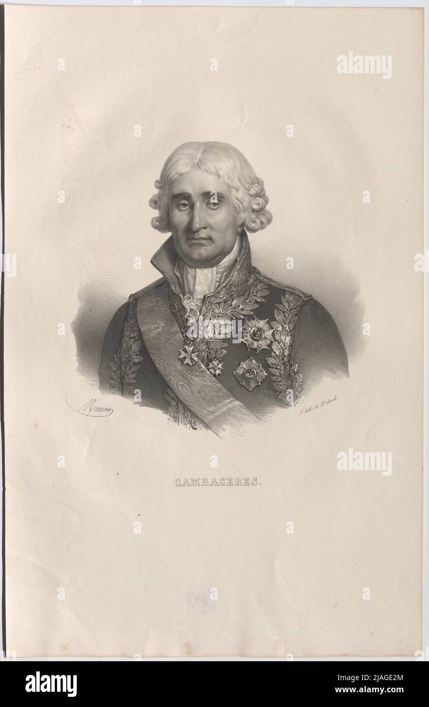 Cambaceres. Francois Seraphin Delpech (1778—1825), lithographer, after ...