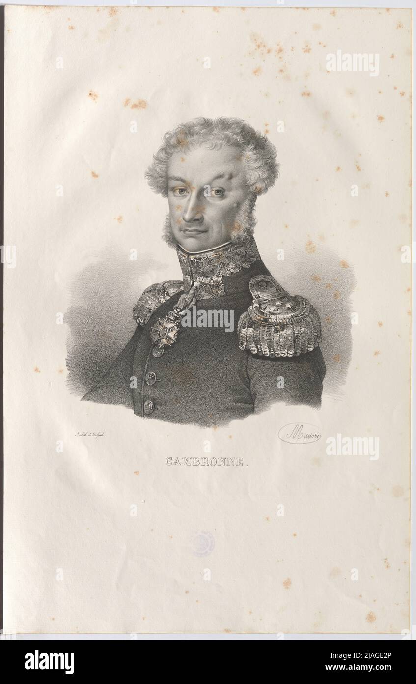 Cambronne. Francois Seraphin Delpech (1778—1825), lithographer, after ...