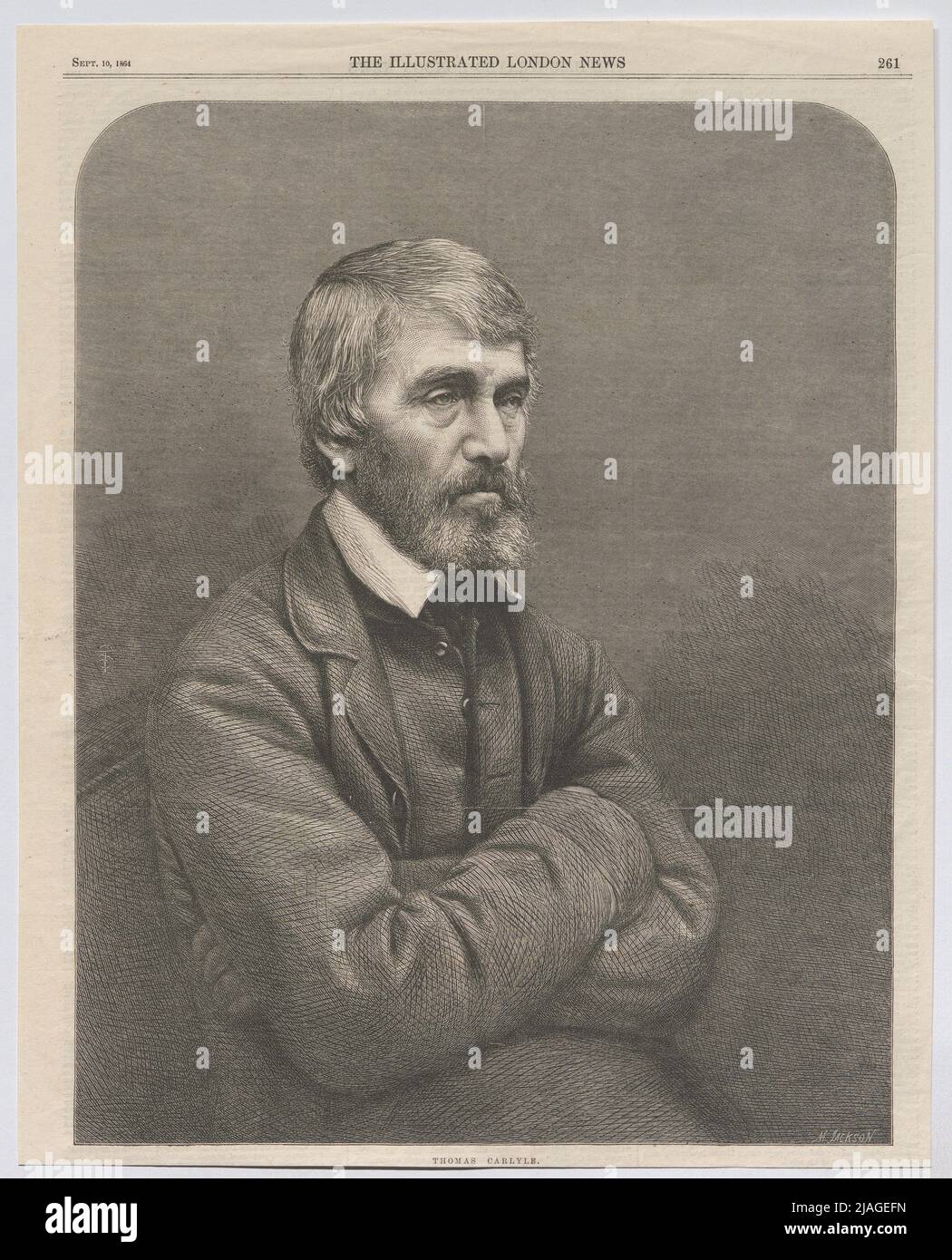 Thomas Carlyle (aus "The Illustrated London News"). Mason Jackson (1819 ...