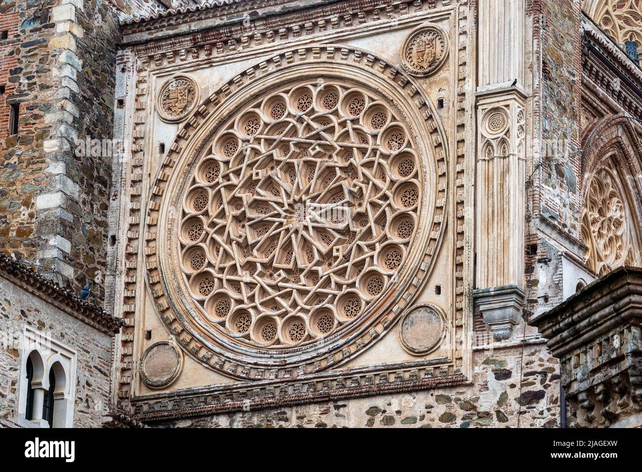 Royal Monastery of Santa Maria de Guadalupe. Caceres, Spain. UNESCO ...