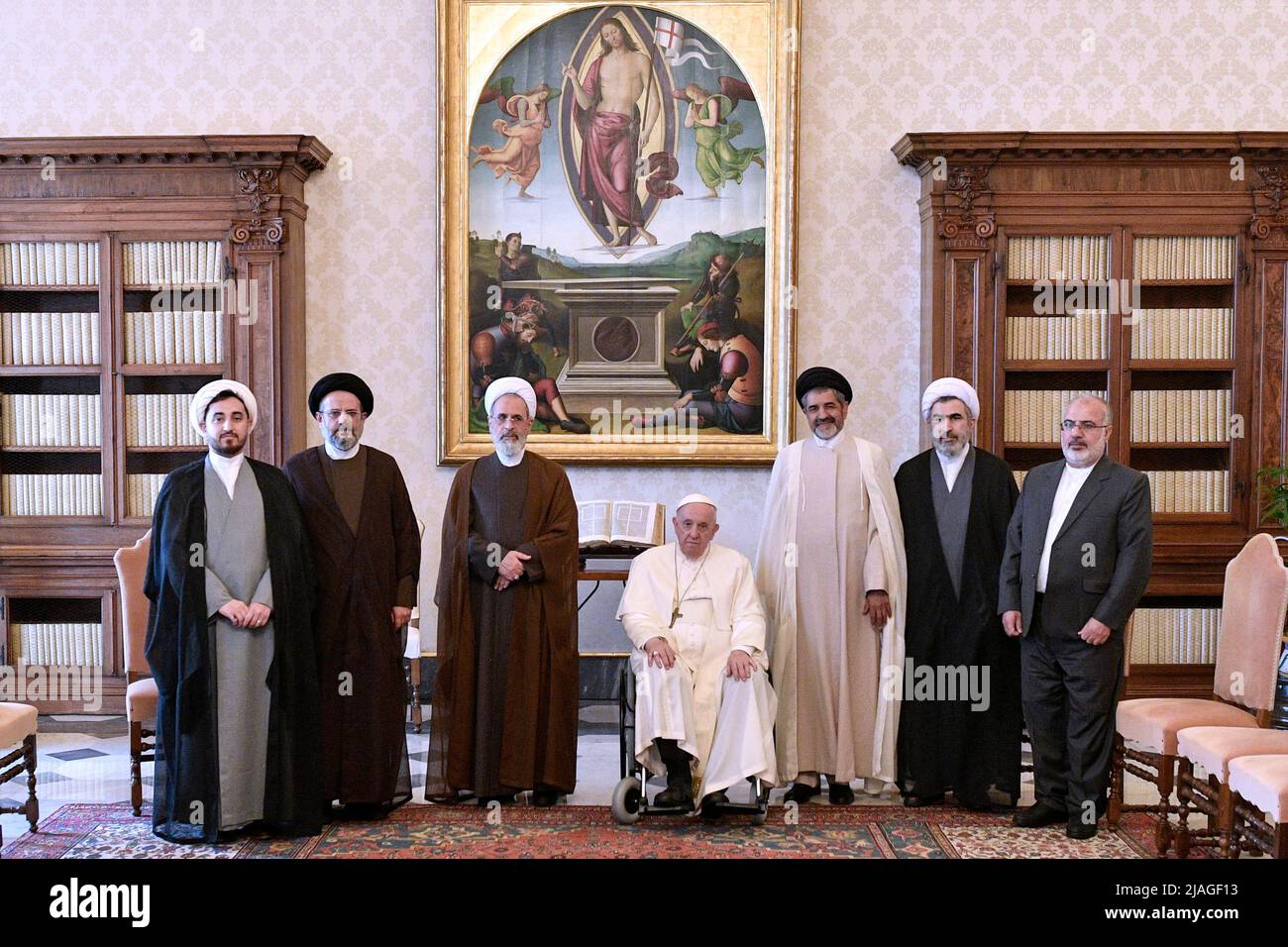 Vatican City, Vatican. 30 May 2022. Pope Francis meets President of the ...