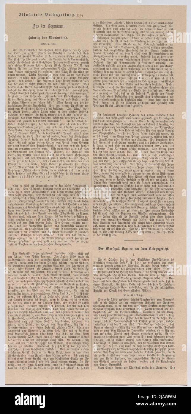 Heinrich Das Wunderkind ". Biography Heinrich Graf von Chambord (from ...
