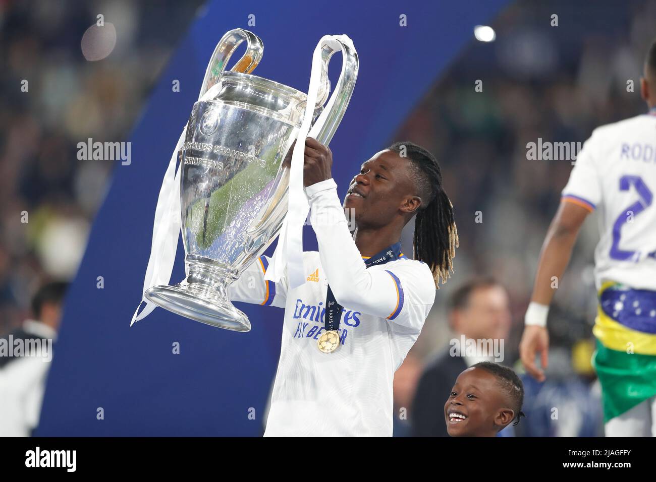 Saint-Denis, France. 28th May, 2022. Eduardo Camavinga (Real) Football ...