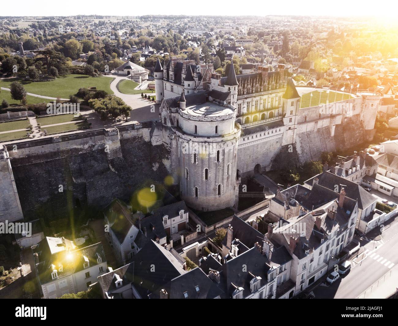 Royal castle Chateau de Amboise Stock Photo - Alamy