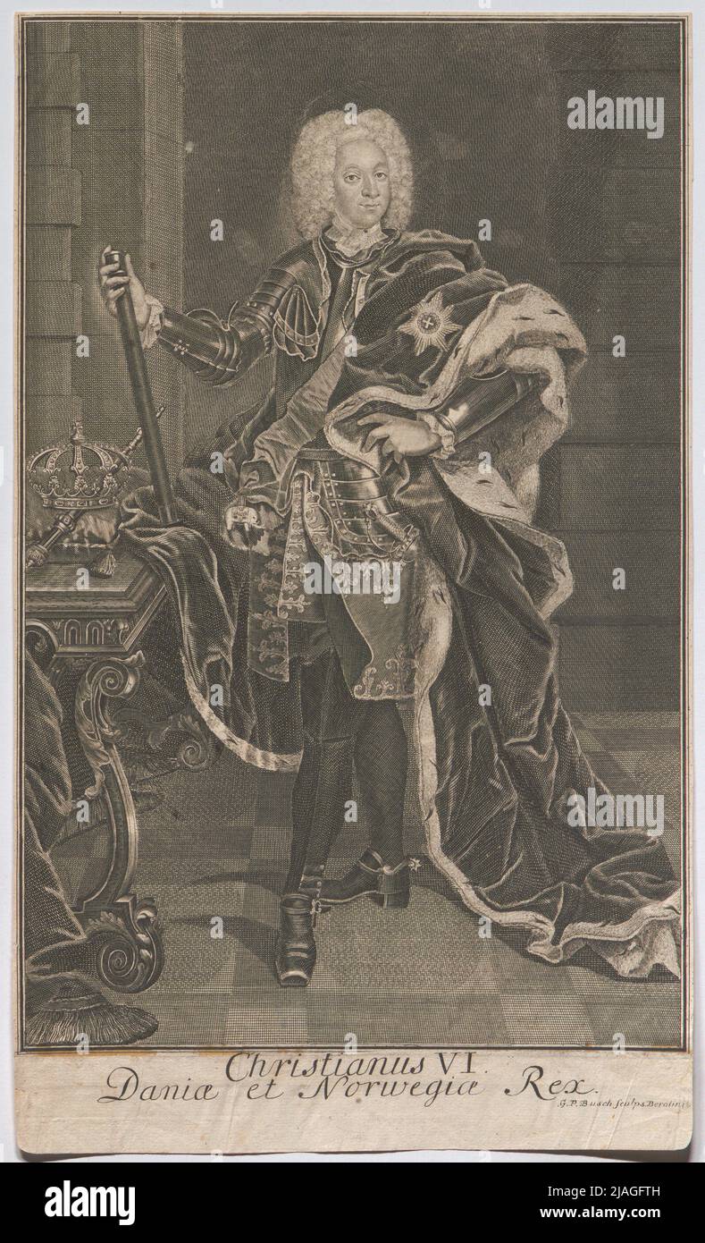 Christianus VI. Daniae et norwegiae Rex ". Christian VI., King of ...