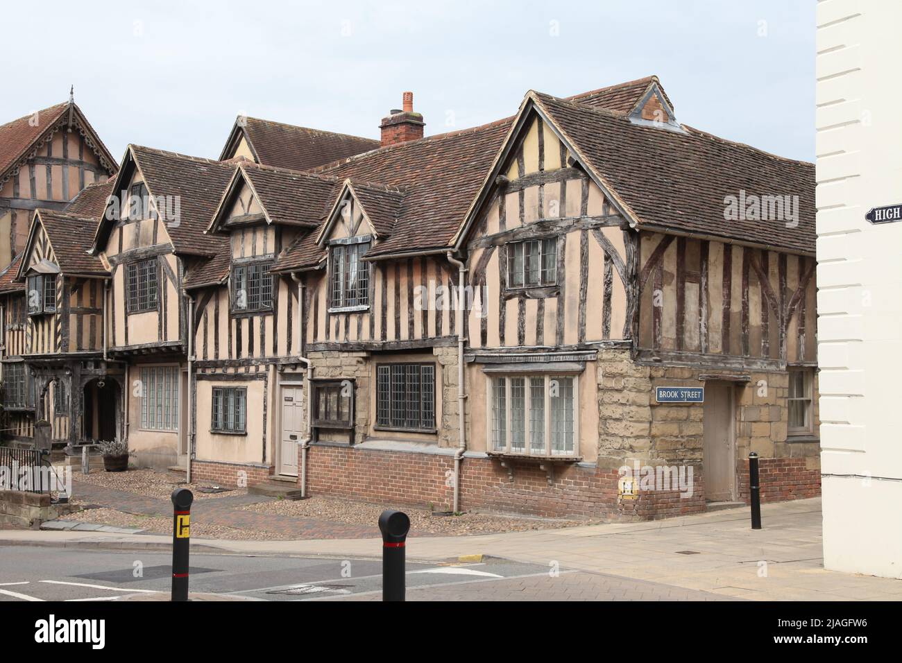 The Lord Leycester Tudor Hospital, Warwickshire, West Midlands, England ...