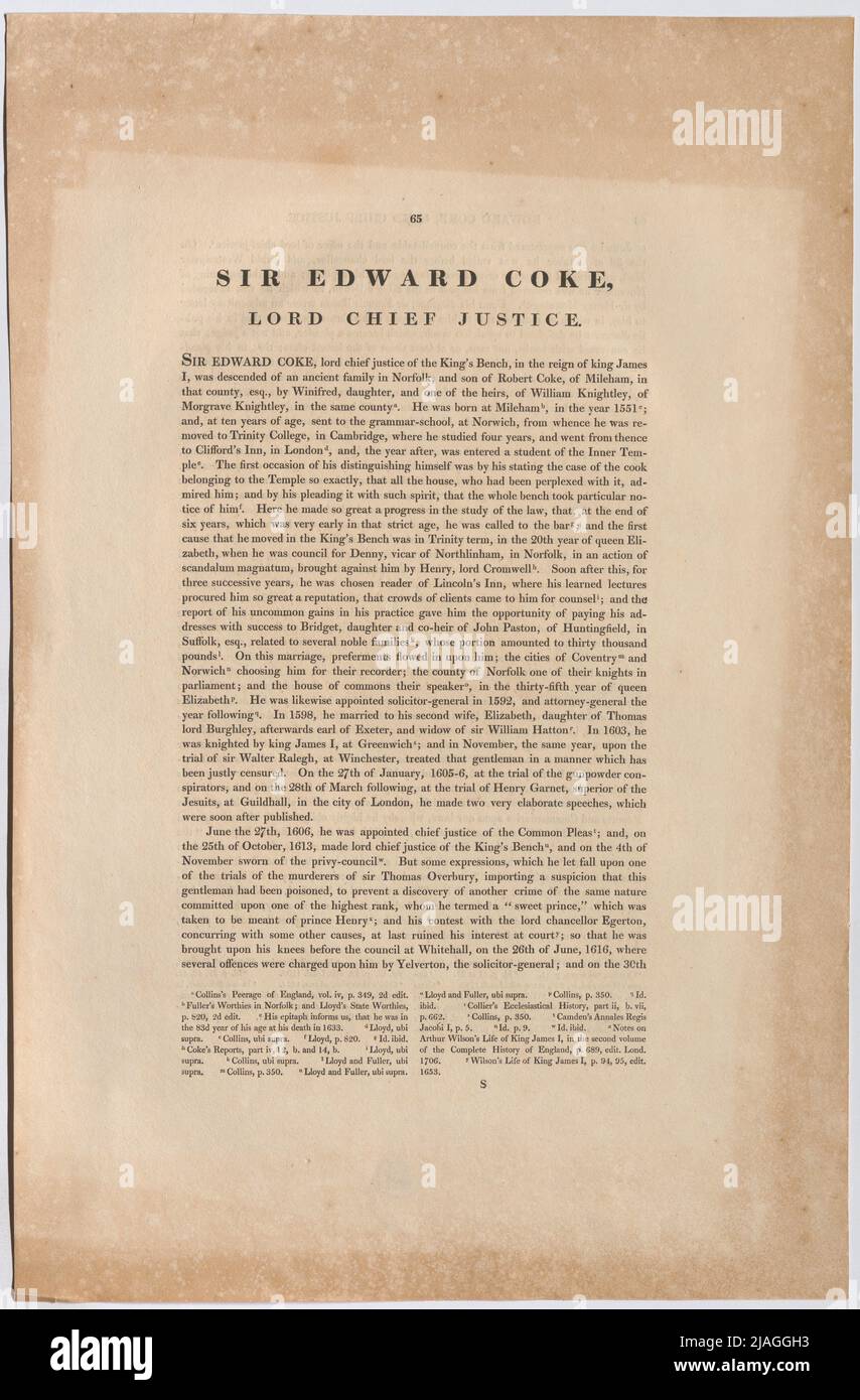 Sir thomas coke hi-res stock photography and images - Alamy