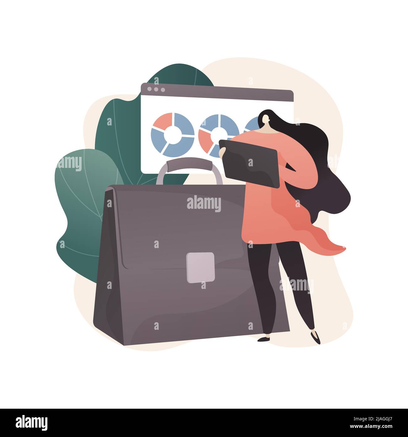 Competitive analysis abstract concept vector illustration Stock Vector ...