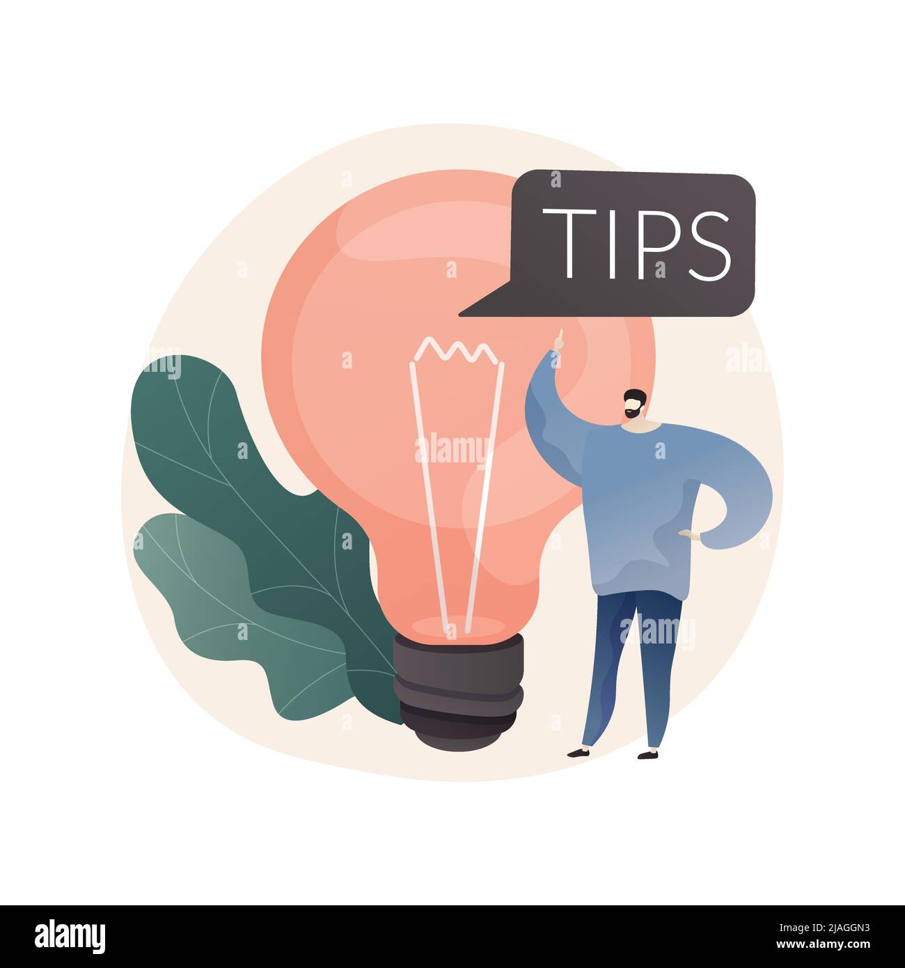 Useful tips abstract concept vector illustration Stock Vector Image ...