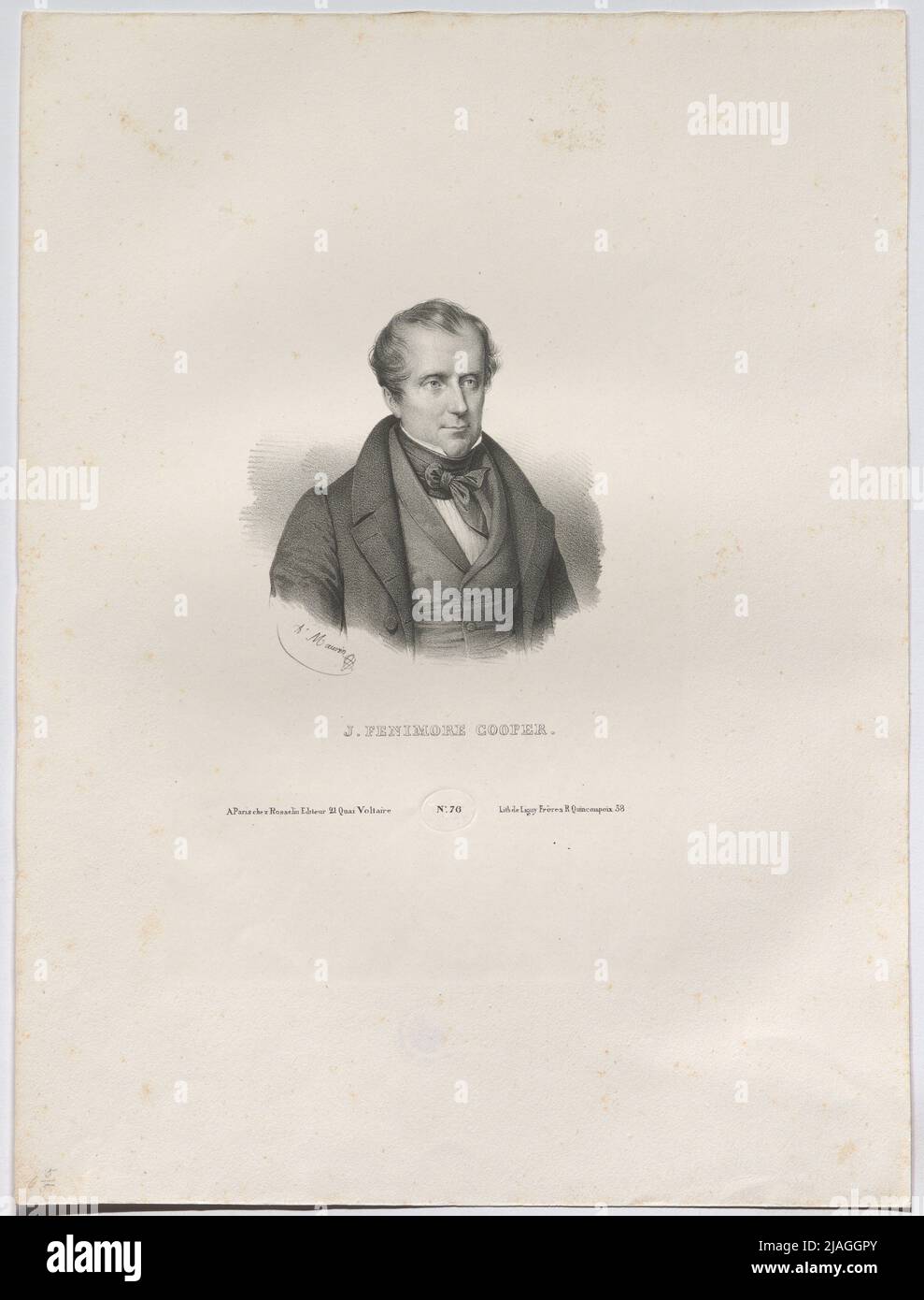 James fenimore cooper hi-res stock photography and images - Alamy