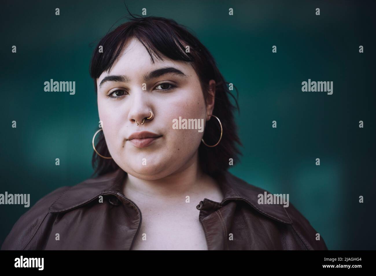 Young latin american woman wearing hi-res stock photography and images ...