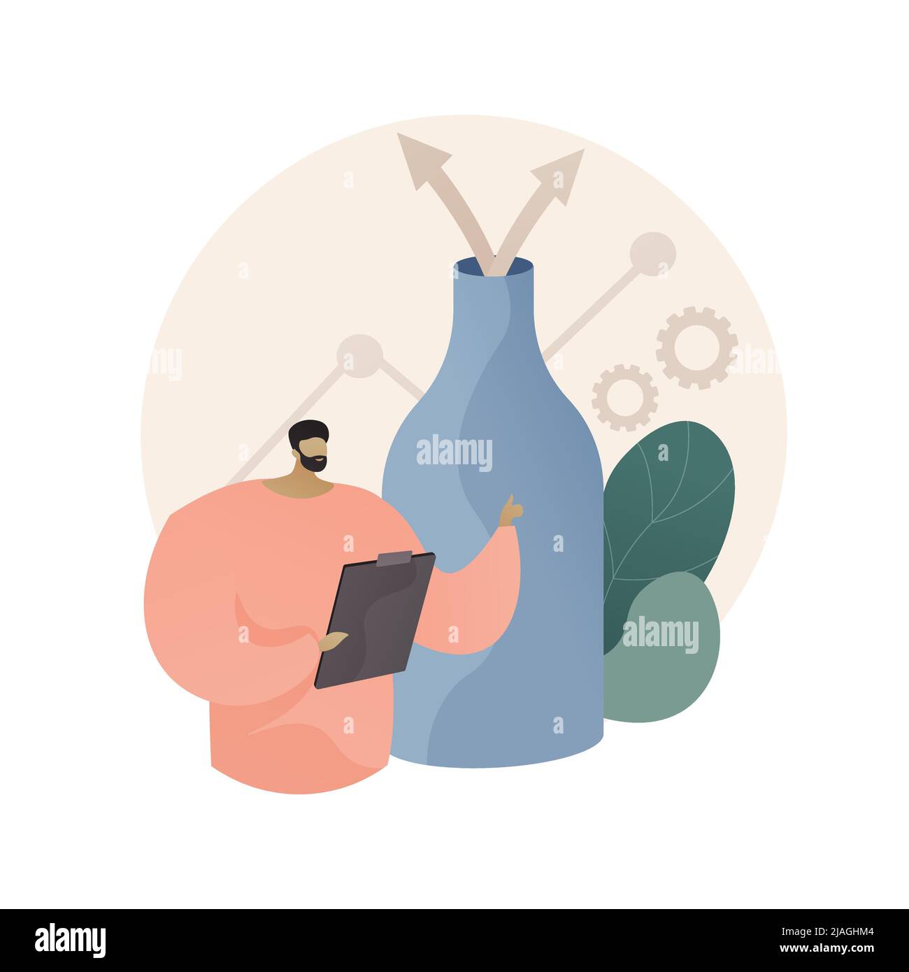 Bottleneck analysis abstract concept vector illustration Stock Vector ... Bottleneck analysis abstract concept vector illustration Stock Vector ...