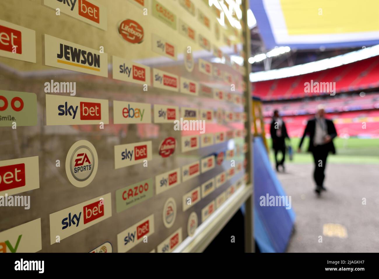 Football advertising boards hi-res stock photography and images - Alamy