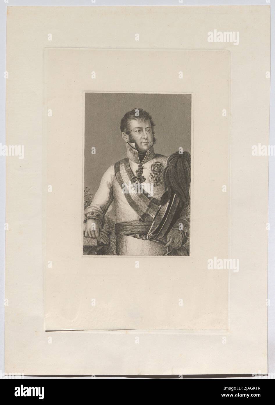 Field marshal Karl Philipp zu Schwarzenberg. Unknown Stock Photo - Alamy