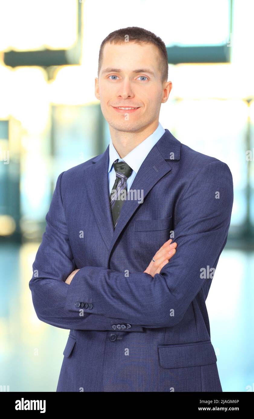 The businessman at work Stock Photo - Alamy