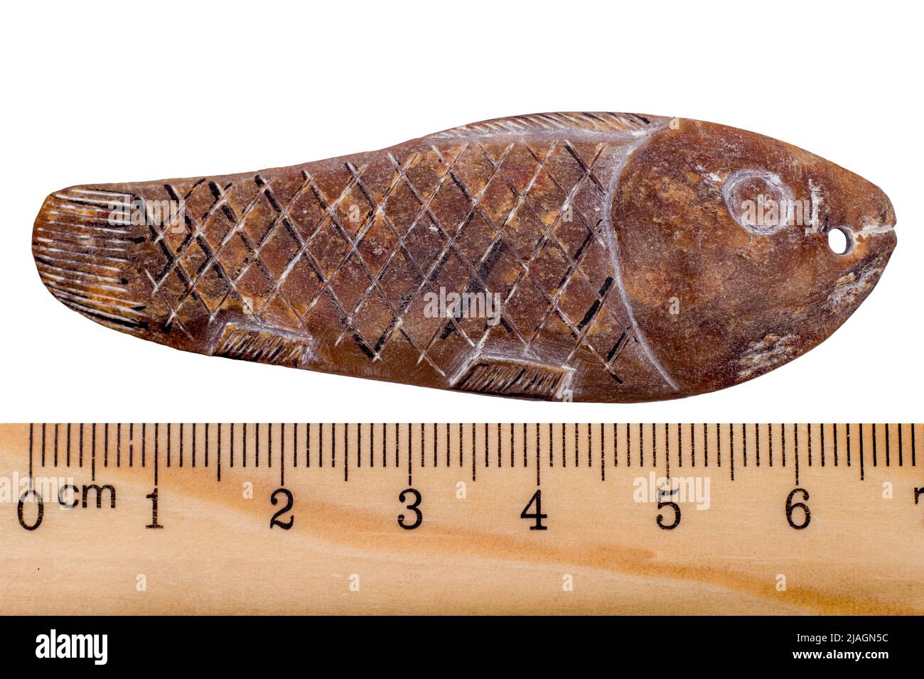 Ancient Chinese Jade fish. Lucky Charm. Isolated on white Stock Photo ...