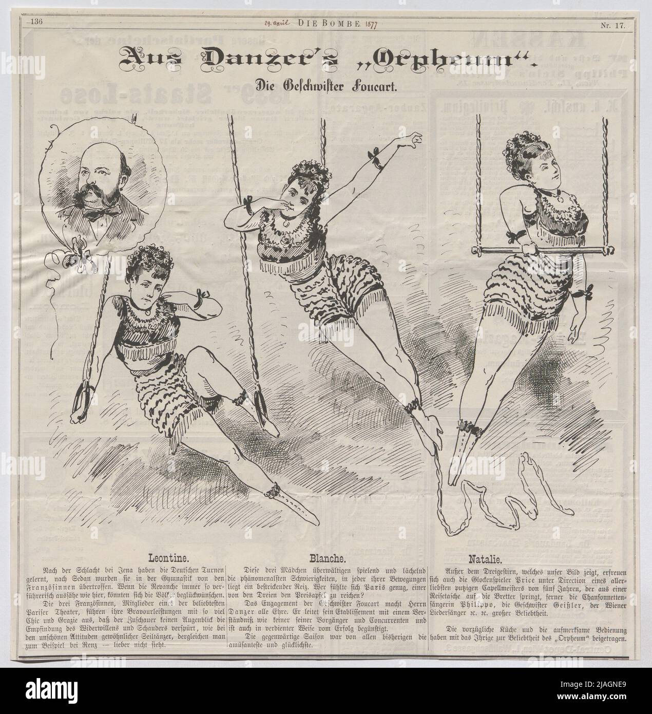 From Danzer's "Orpheum"; The siblings Foucart, rope dancers (graphics ...
