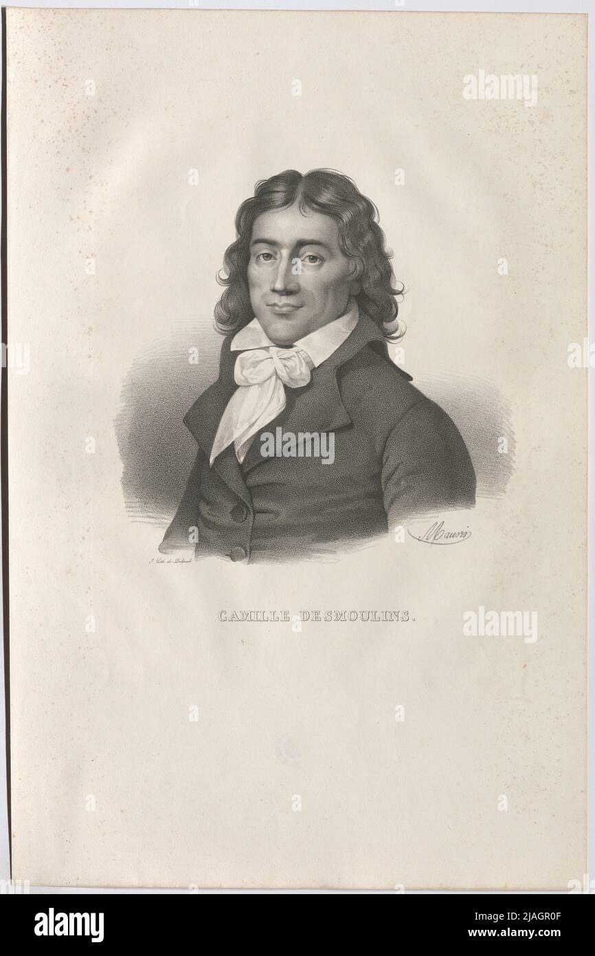 Camille Desmoulins. Francois Seraphin Delpech (1778—1825), lithographer ...
