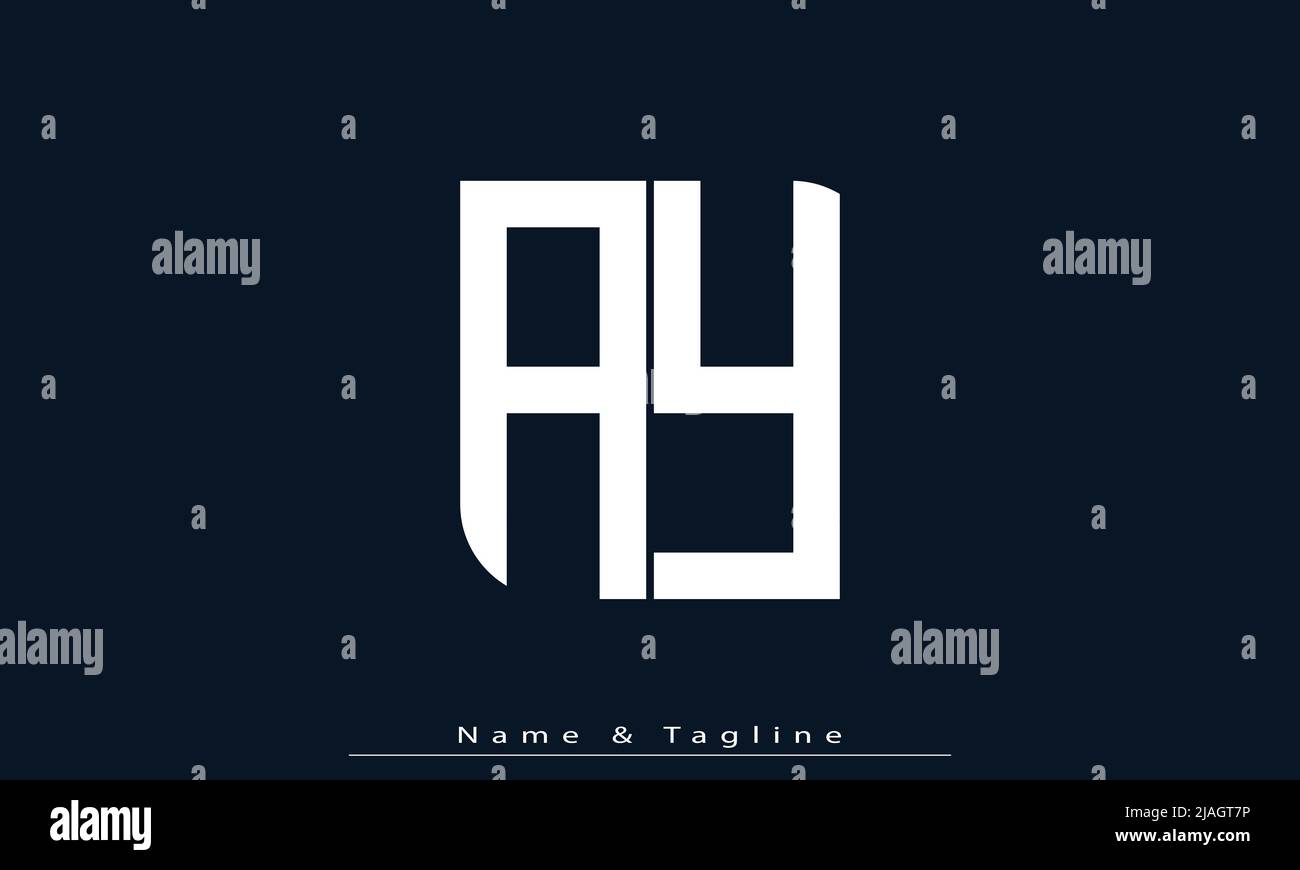Ay letter vector Stock Vector Images - Alamy