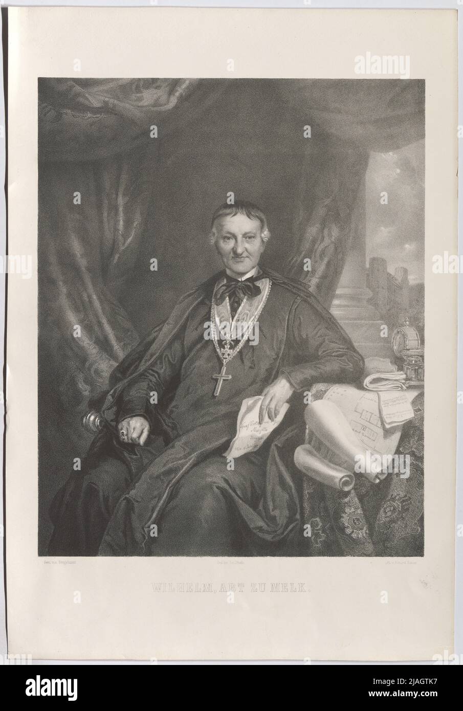 Wilhelm, Abt zu Melk ". Wilhelm Eder, Abbot of Melk. Eduard Kaiser ...