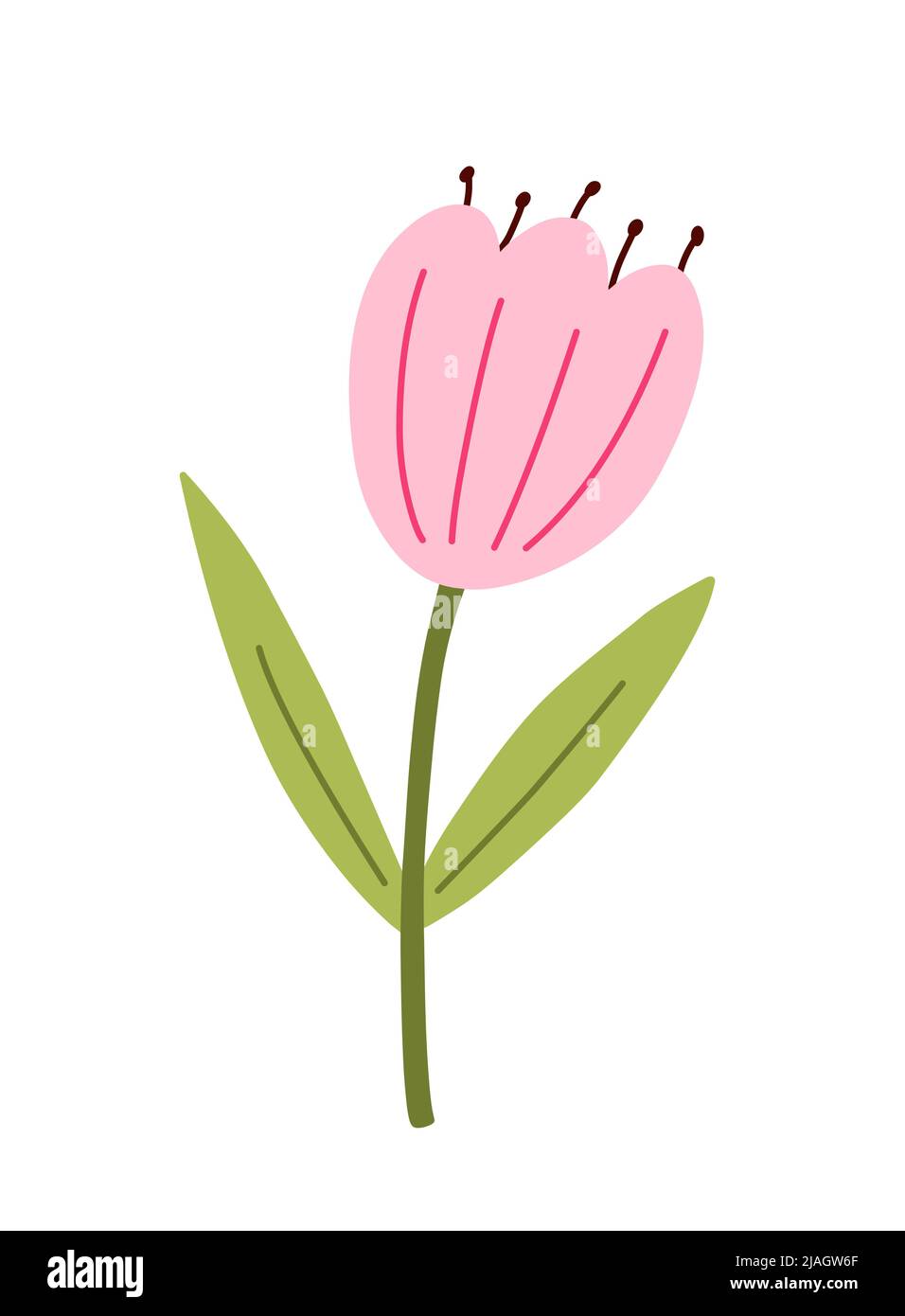 Beautiful hand drawn flat Stock Vector Images - Alamy