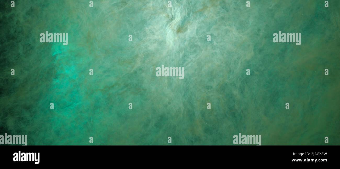 Space background. Green realistic cosmos backdrop. Starry nebula with ... Space background. Green realistic cosmos backdrop. Starry nebula with ...