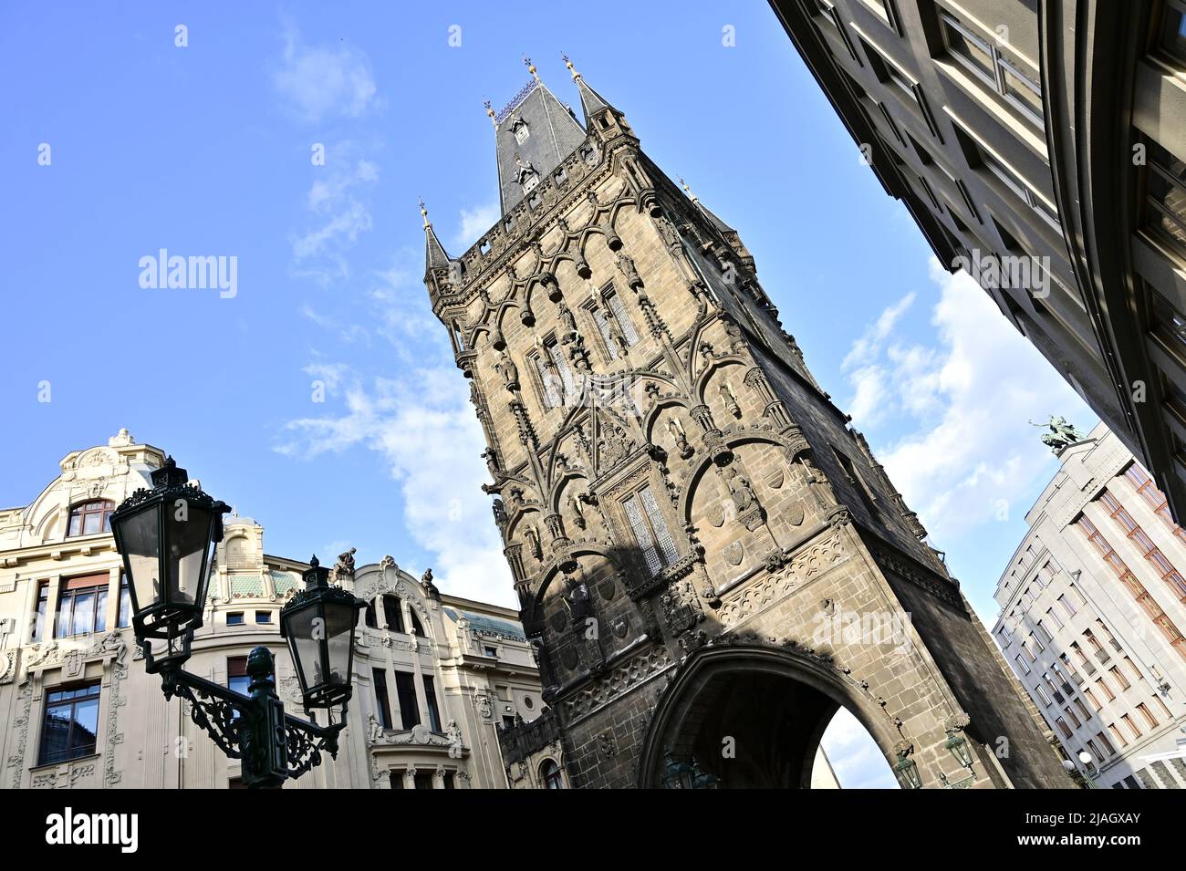 Famous landmarks in old town Prague Stock Photo - Alamy