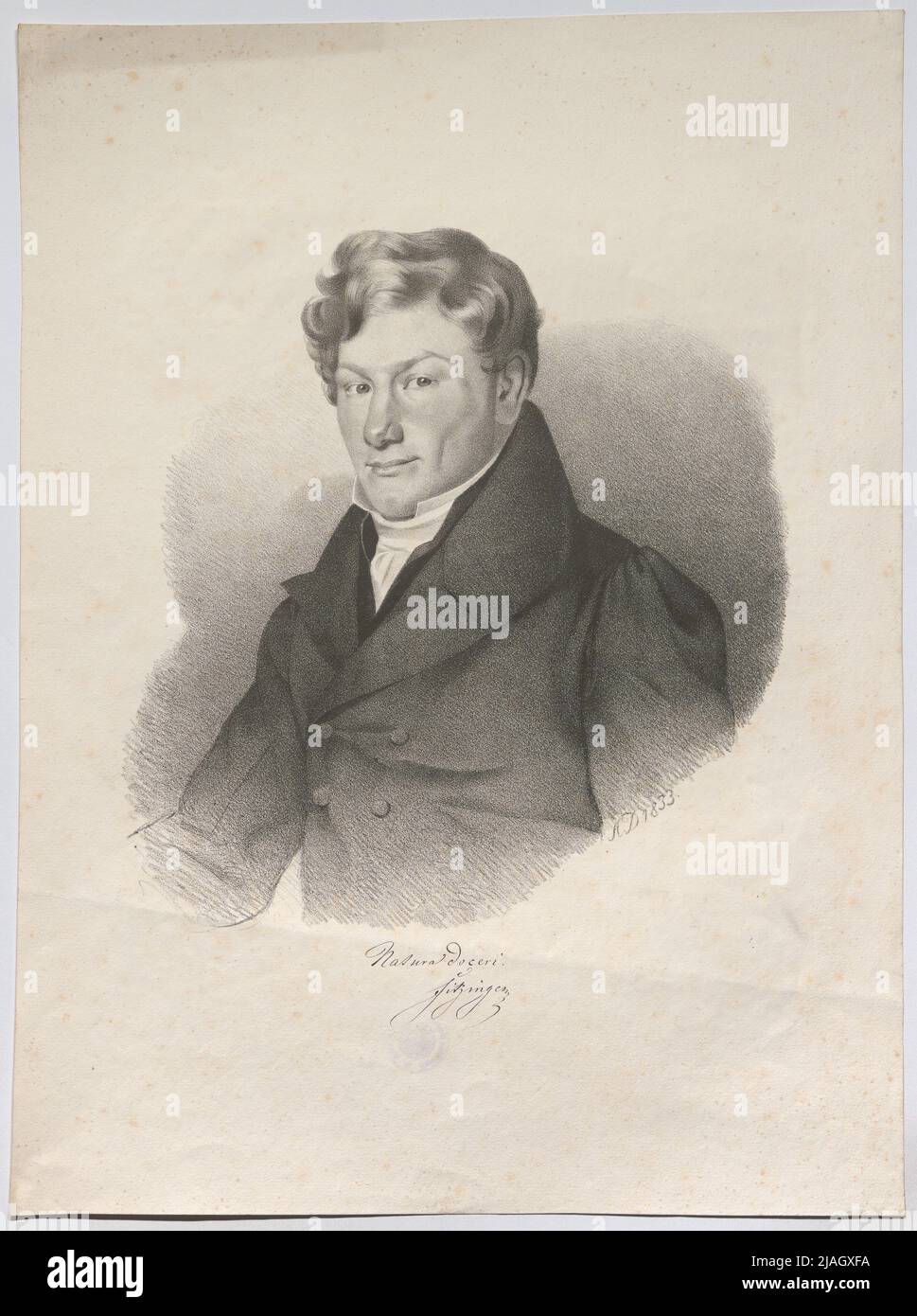 Natura doceri; Fitzinger". Leopold Josef Fitzinger. Unknown Stock Photo ...