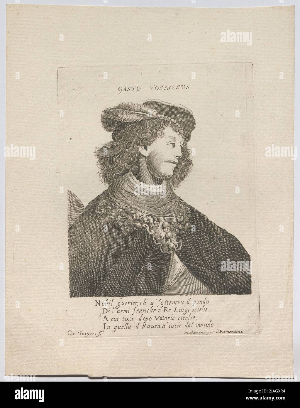 Gasto Foisseius ". Gasto Fojssejus. Remondini, Publishing House ...