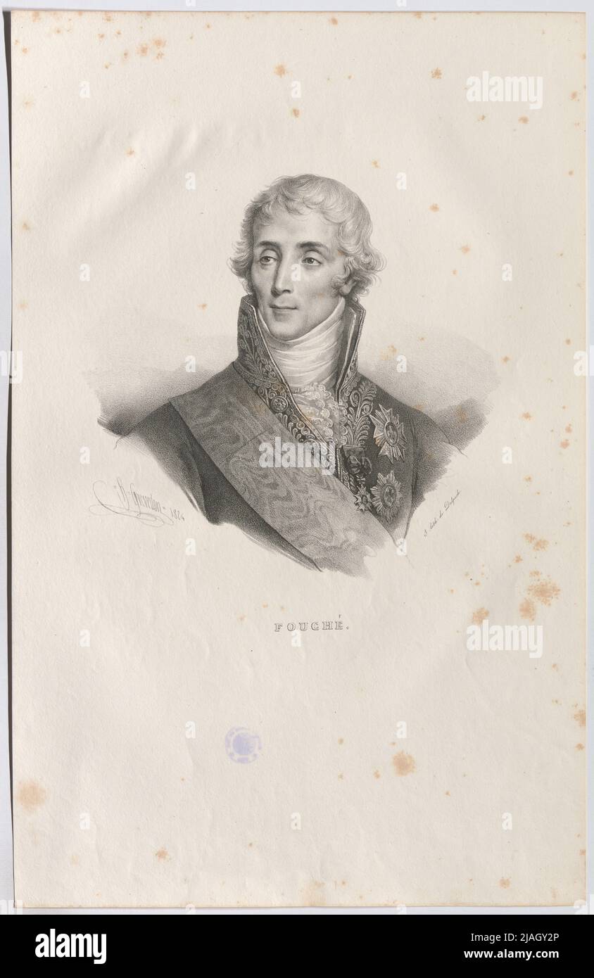 Fouché ". Joseph Fouché. Francois Seraphin Delpech (1778—1825), artist ...