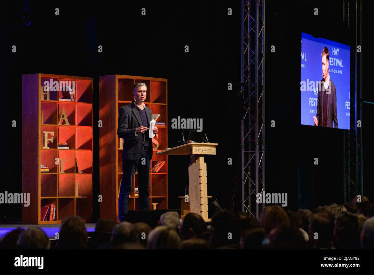 Hay-on-Wye, Wales, UK. 30th May, 2022. Toby Wilkinson at Hay Festival ...