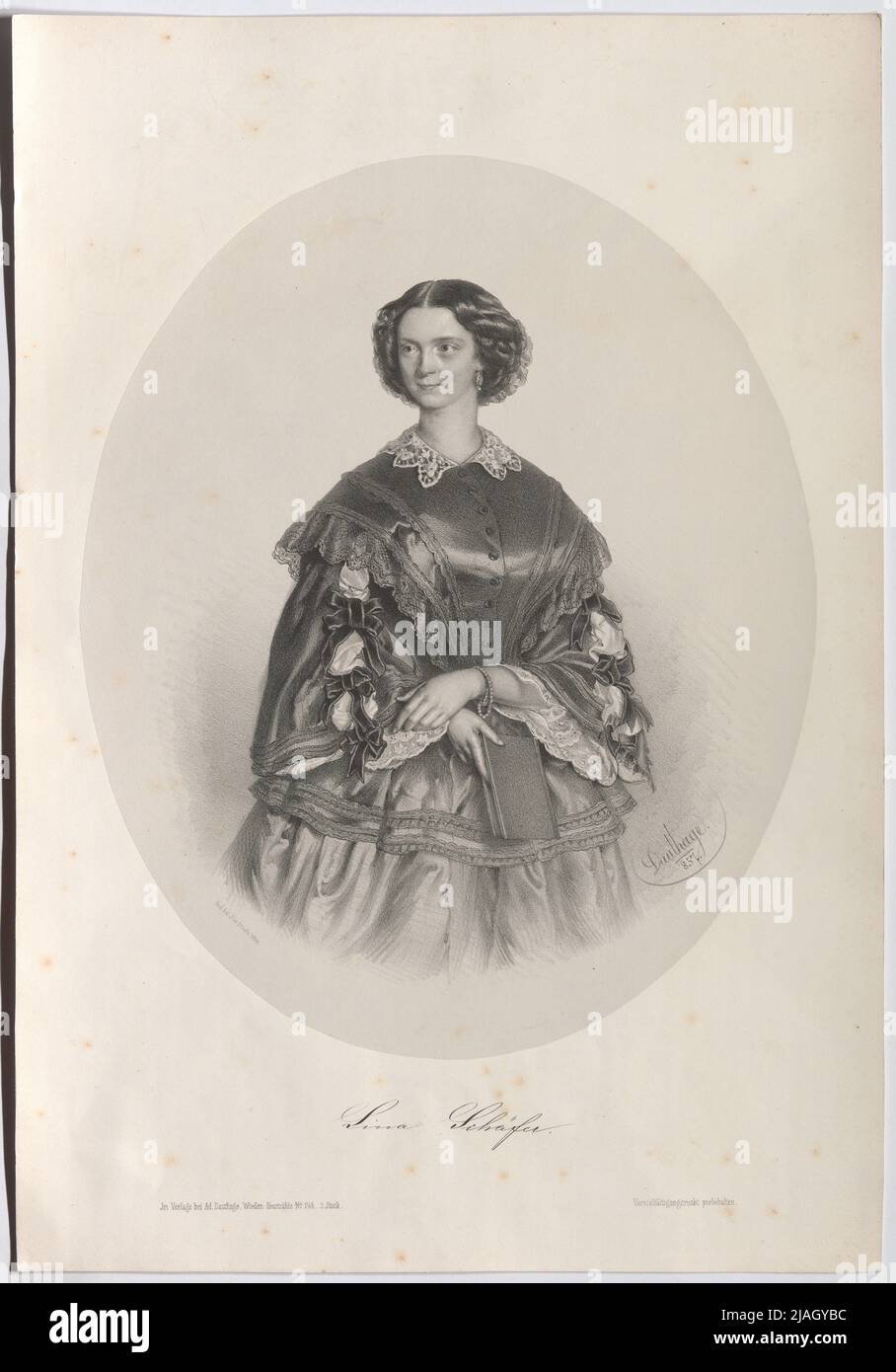 Lina Schäfer. ".". Lina Schäfer, actress. Adolf Dauthage (1825-1883 ...